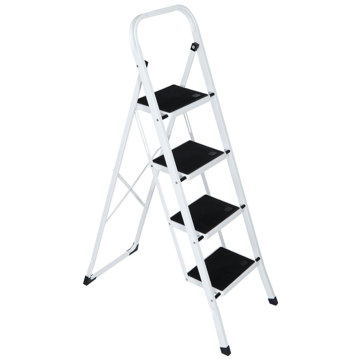 ZENY™ 4 Step Ladder, Folding Step Stool with Wide Anti-Slip Pedal, 330 ...
