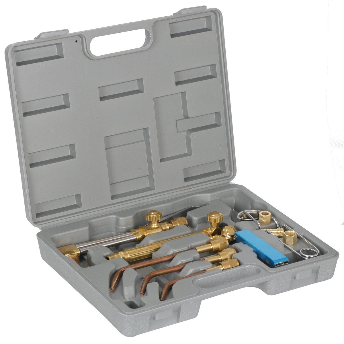 ZENY™ 10 PCS Gas Welding Cutting Torch Kit, Oxy Acetylene Brazing Prof ...
