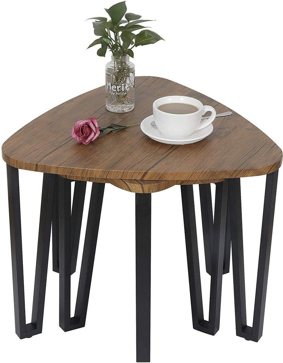 ZENY™ Nesting Coffee End Tables Modern Furniture Decor Side Table ...