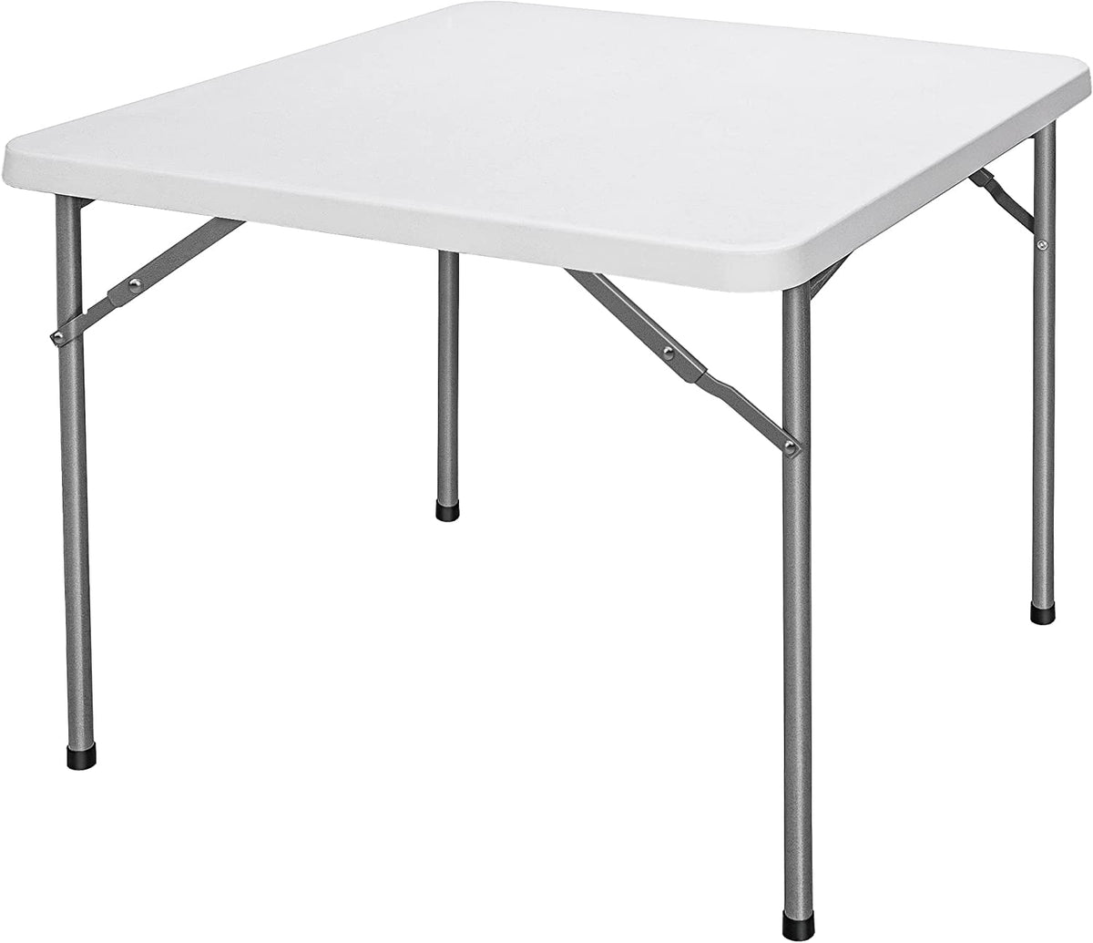 ZENY™ 3 Foot Square Folding Card Table, Indoor Outdoor Portable Plasti ...