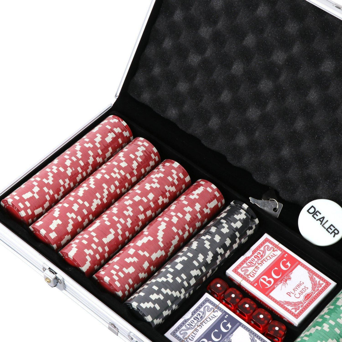 ZENY™ 500 Piece Casino Poker Chips Set with Aluminium Carrying Case, P ...