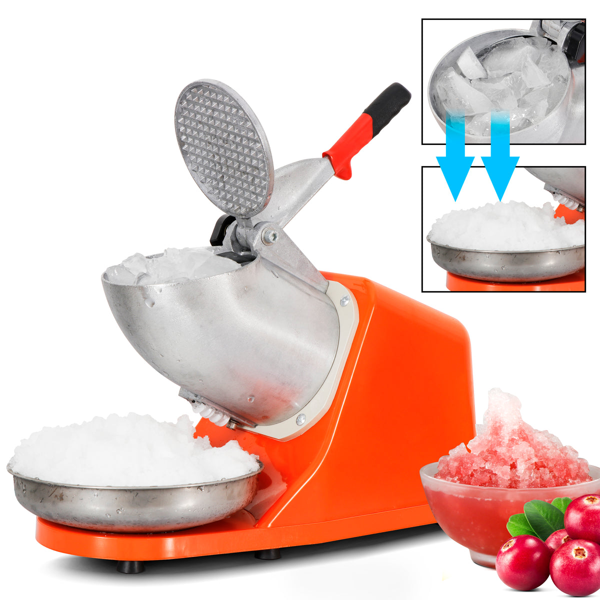 ZENY™ Electric Ice Shaver w/ Stainless Steel Blade Shaved Snow Cone Ma ...